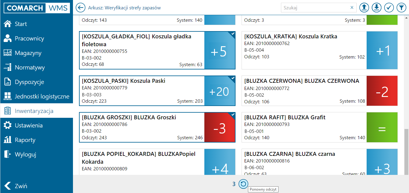 Comarch WMS Zarządzanie - aplikacja dla kierowników magazynu